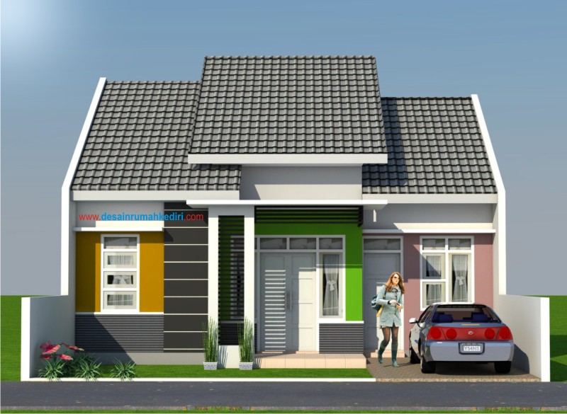 LT1-20 : Rumah Type 63 Bu Happy - Candra Kirana Kediri | Jasa Desain ...