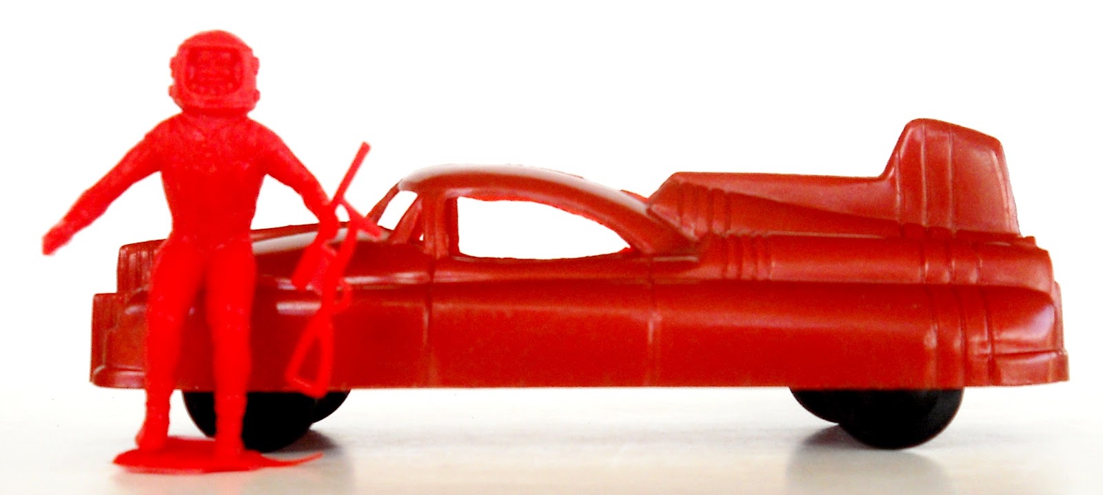Toys and Stuff: Marx Futuristic Car #4 - Red HP
