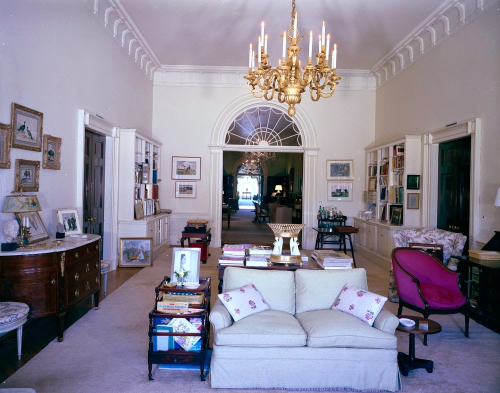 View of President John F. Kennedy’s Rooms, White House in 1962 ...
