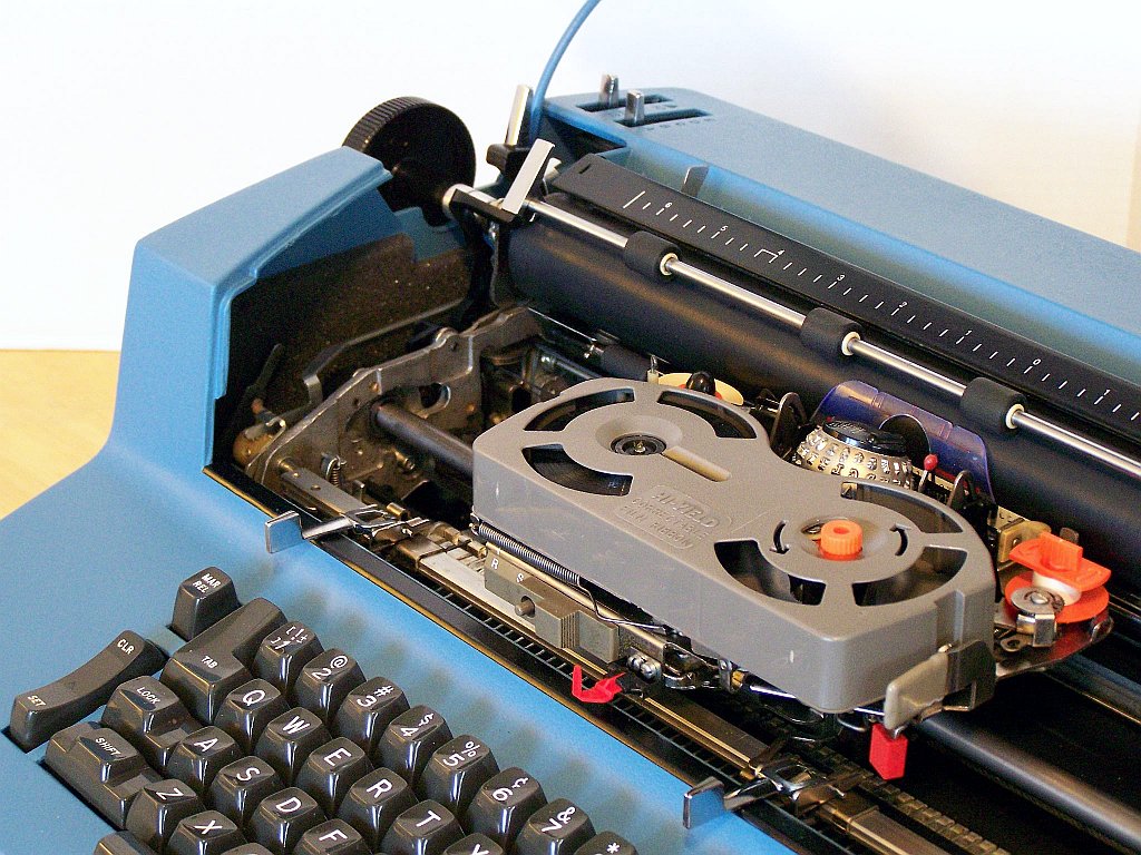 IBM Selectric Typewriters: IBM Selectric II in Classic Blue - SOLD