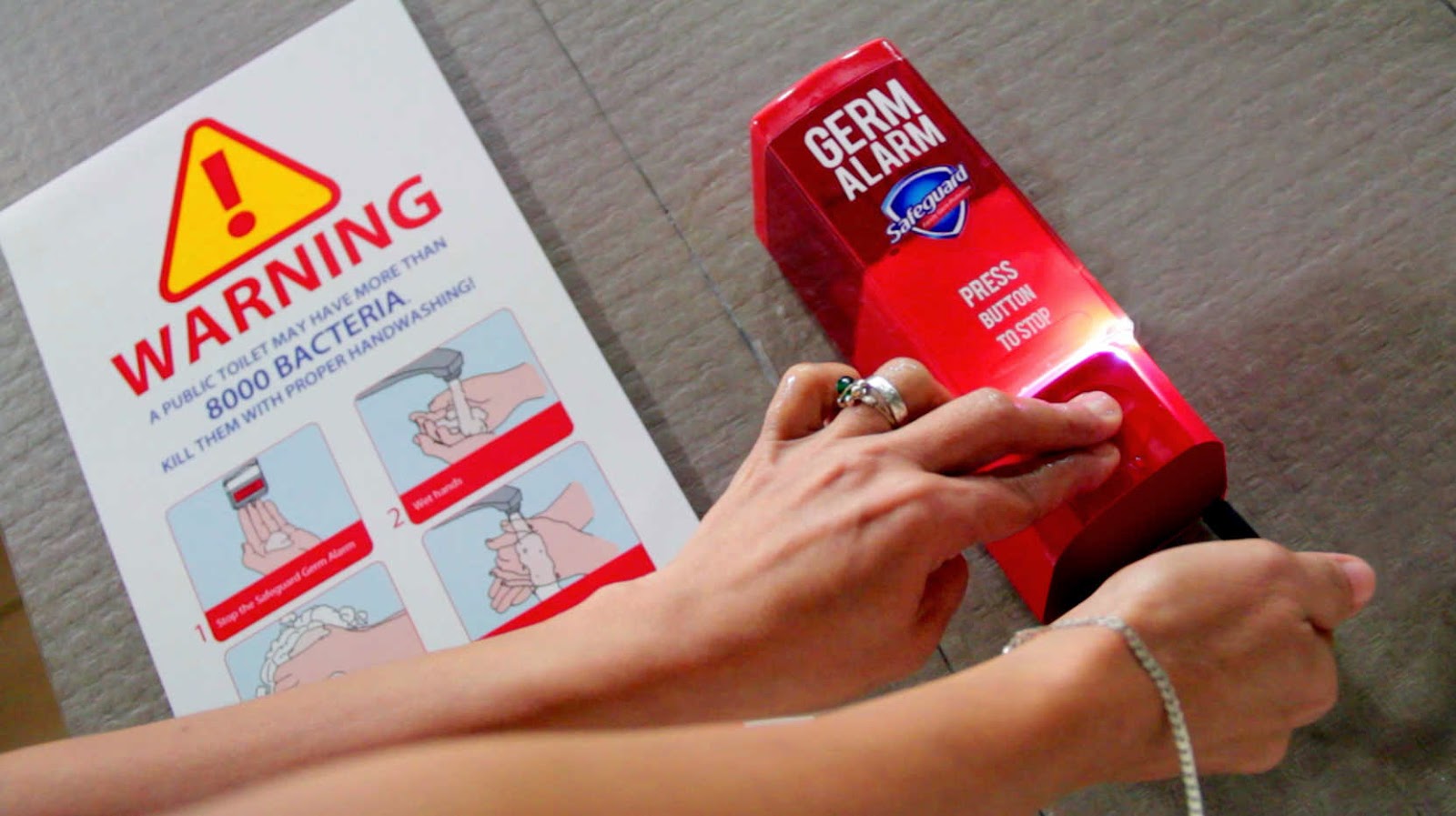 Safeguard introduces Germ Alarm: A loud, attention-grabbing alarm and ...