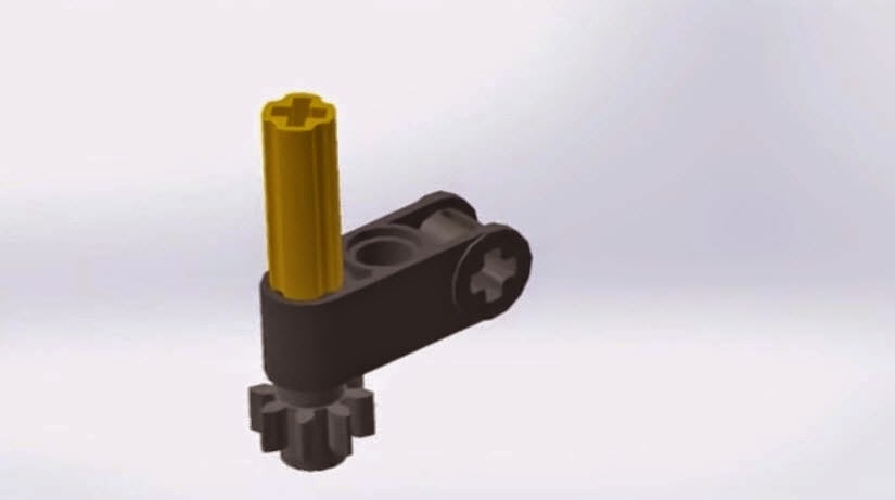 Video A Solidworks Assembly 3D Animation of Lego Technic Motorized ...