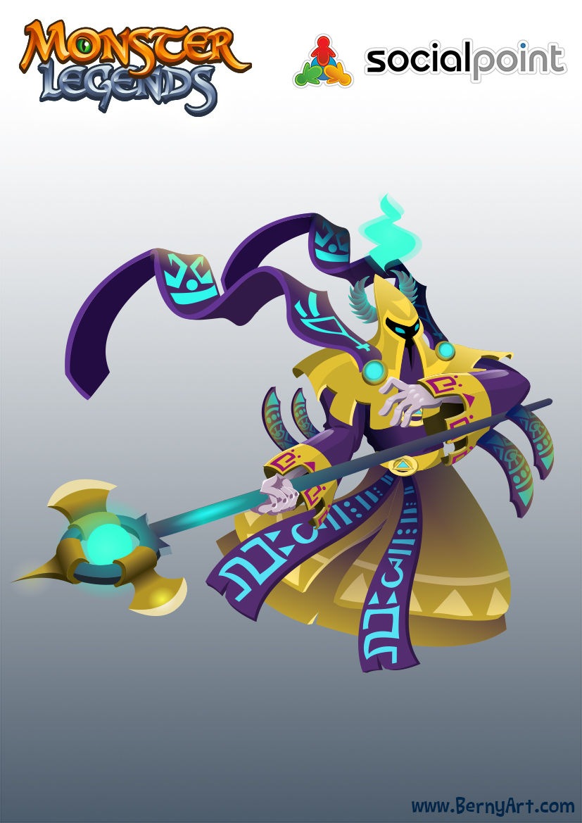 Berny-art - Javier Bernardino: Monster Legends, Characters Designs