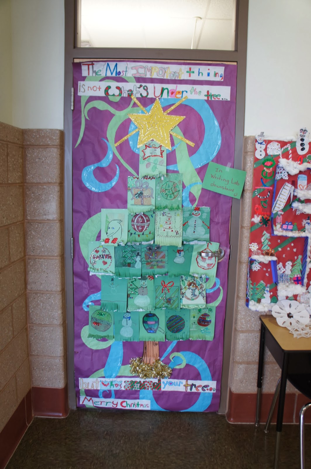 Kindergarten Kiosk: Christmas Classroom Doors