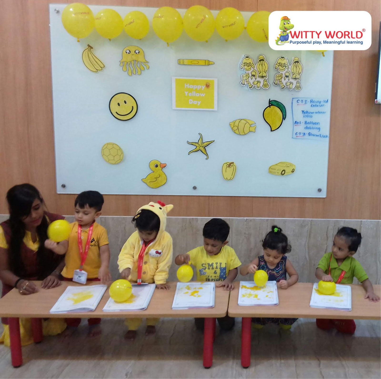 On the top of the World...: Celebration of Yellow Day by Play Group ...