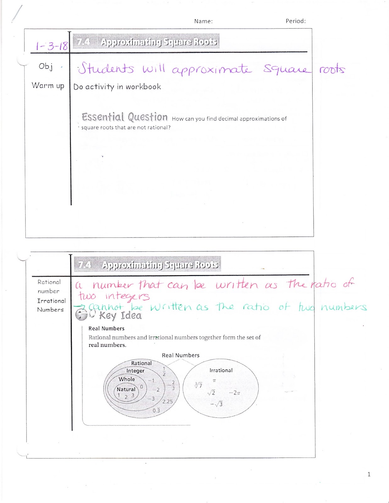 Ms Jeans Accel 7 Blog 74 Approximating Square Roots