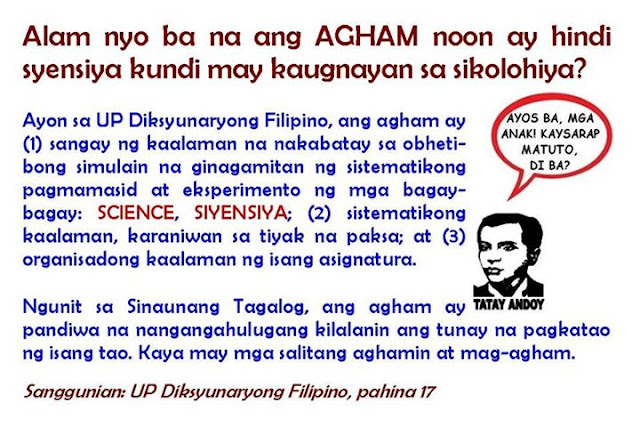 Agham - syensiya at sikolohiya
