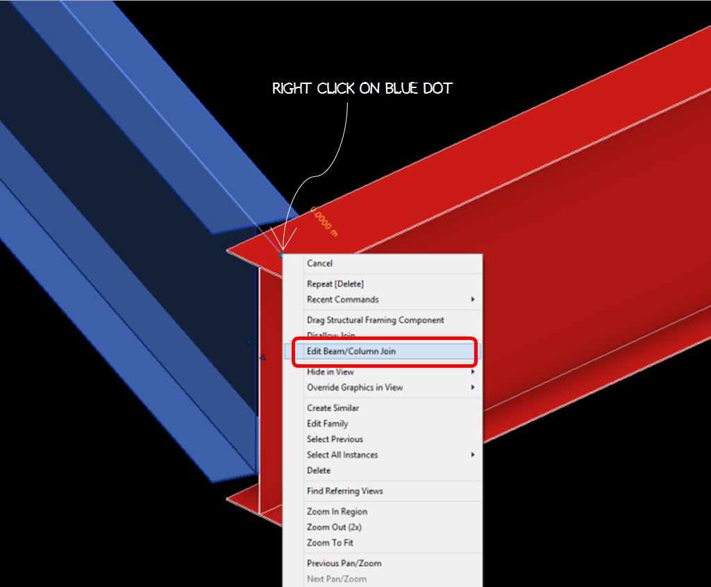 REVIT WINDSURFER: MODIFY STRUCTURAL BEAM JOINS IN REVIT