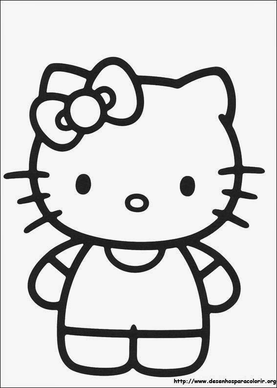 Desenhos para colorir: Hello Kitty | Espaço Renda