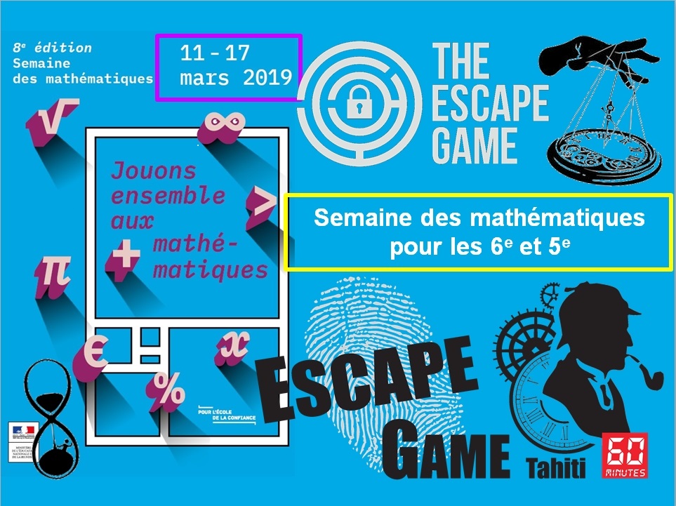 Le Monde de Verlaine: Un escape game au collège pendant la semaine des ...