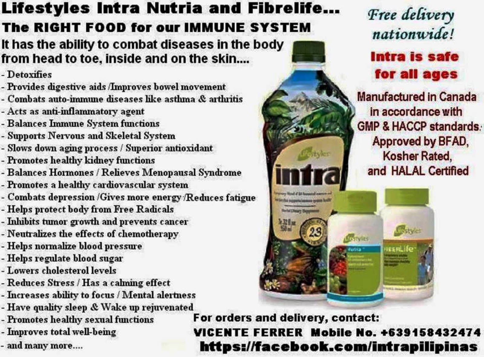 An Invite to Abundant Life: LIFESTYLES INTRA NUTRIA AND FIBRELIFE