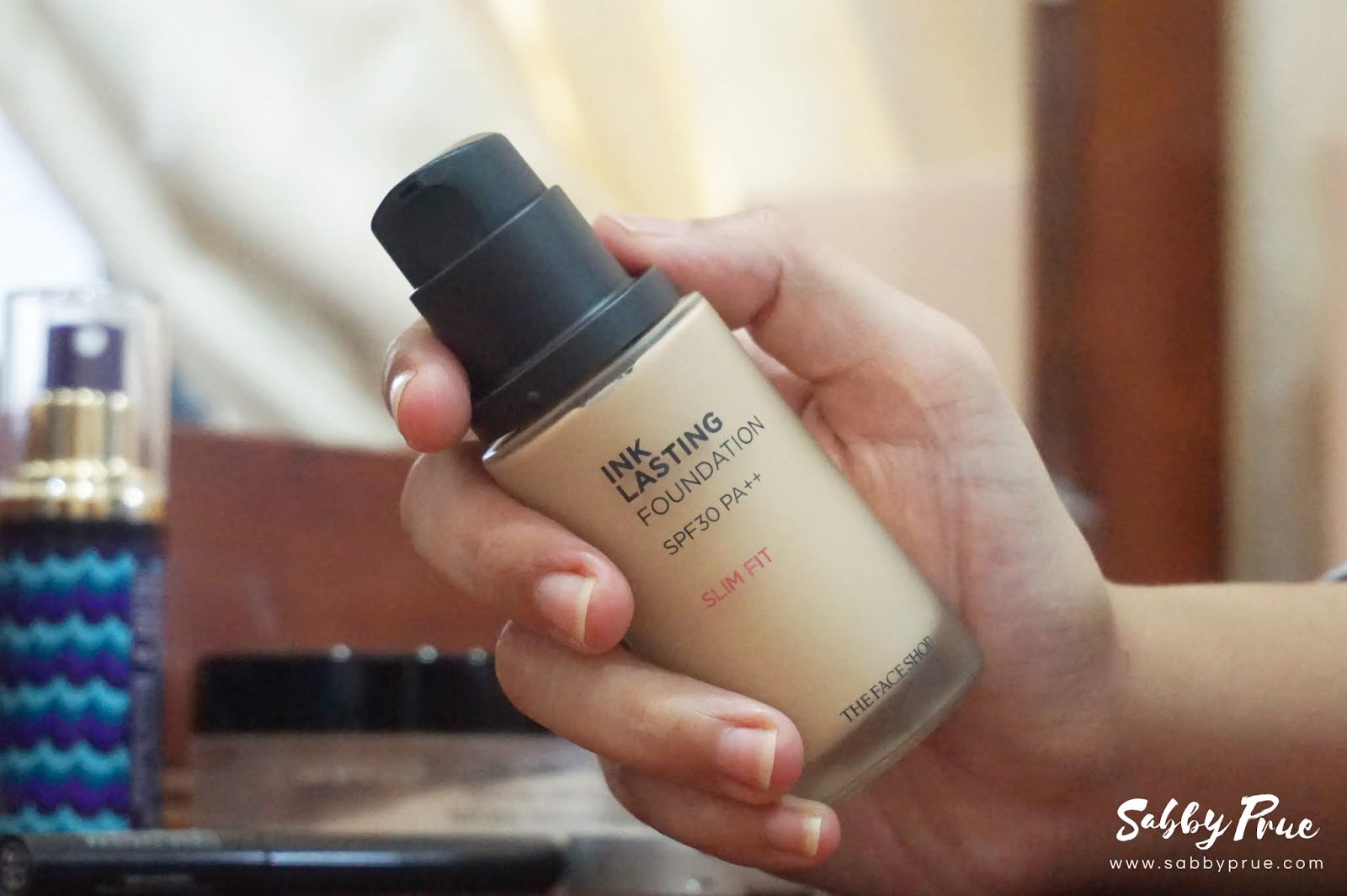 THE FACE SHOP Ink Lasting Foundation Slim Fit Review - ♥ Sabby Prue ...