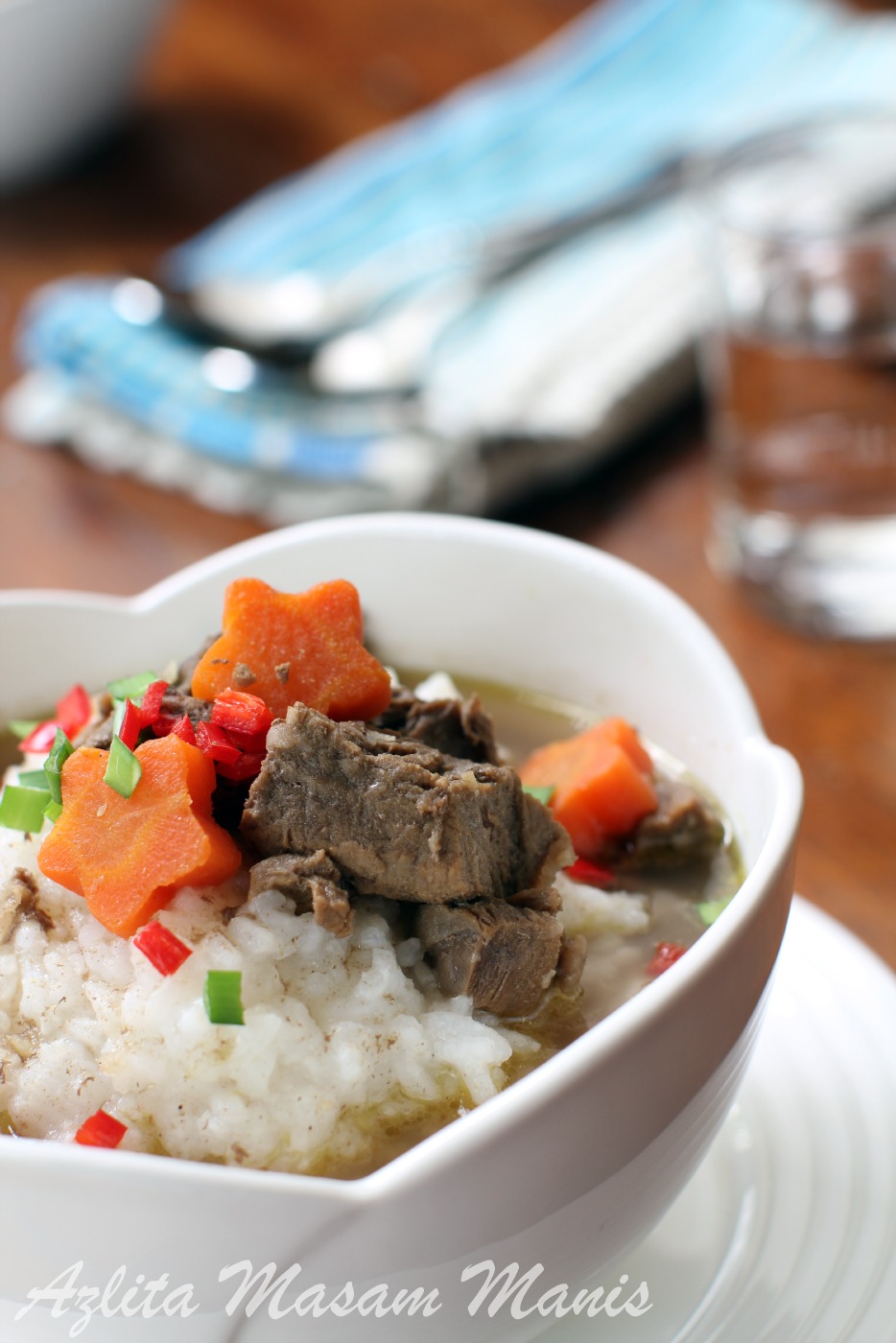 BUBUR DAGING - masam manis