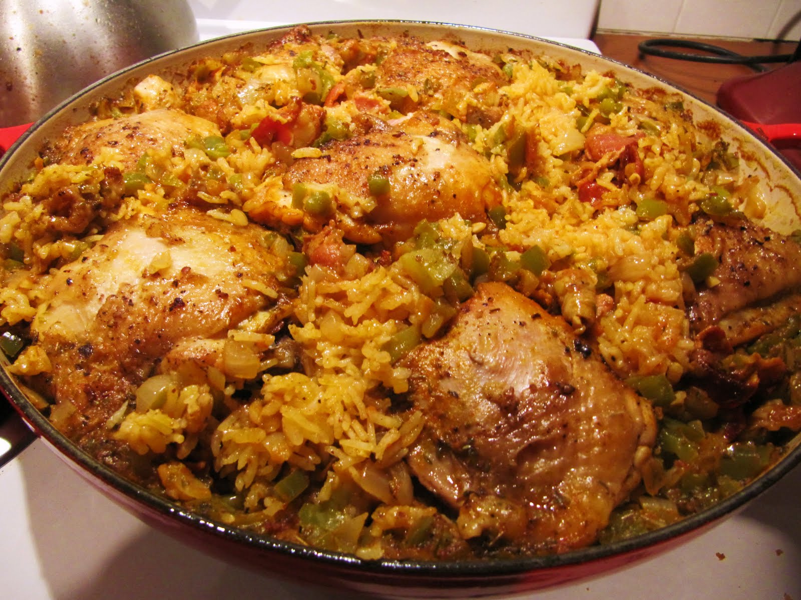 Mama Ozzy's Table: Arroz con Pollo (Cuban Chicken with Rice)
