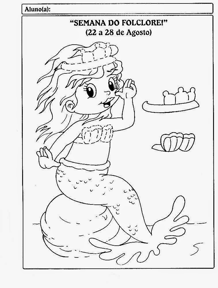 A lenda da Iara - Atividades com a lenda da iara folclore-ESPAÇO EDUCAR