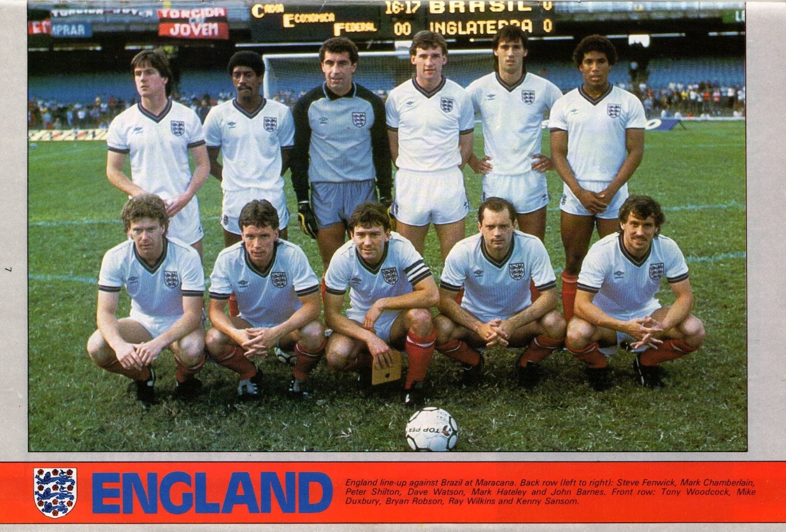 Soccer Nostalgia: Teams on Tour-Part 6 (England’s South American Tour ...
