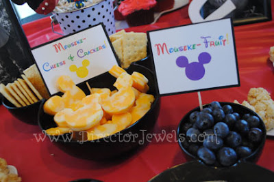 Menu Ideas: Mickey Mouse Party Menu Ideas