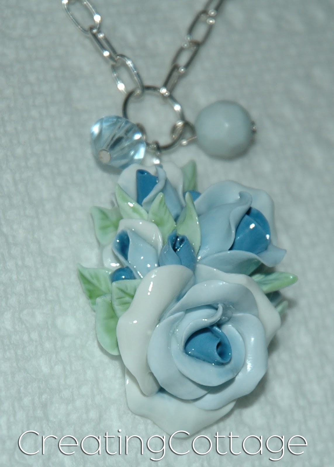 CreatingCottage: Blue Rose Wearable Art