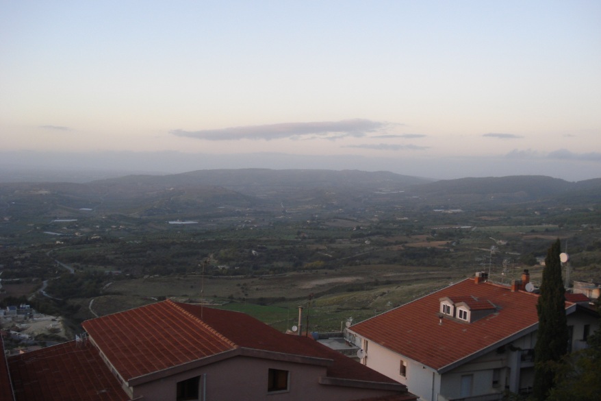 Ragusa turismo: Villa di Chiaramonte Gulfi, paesaggio