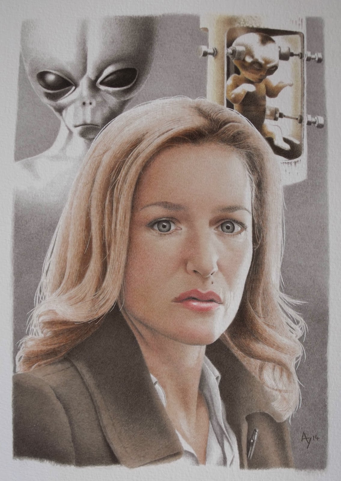 ArtistAlan: X Files - Dana Scully