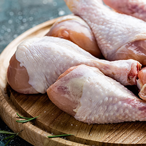 Le poulet et les volailles à chair blanche