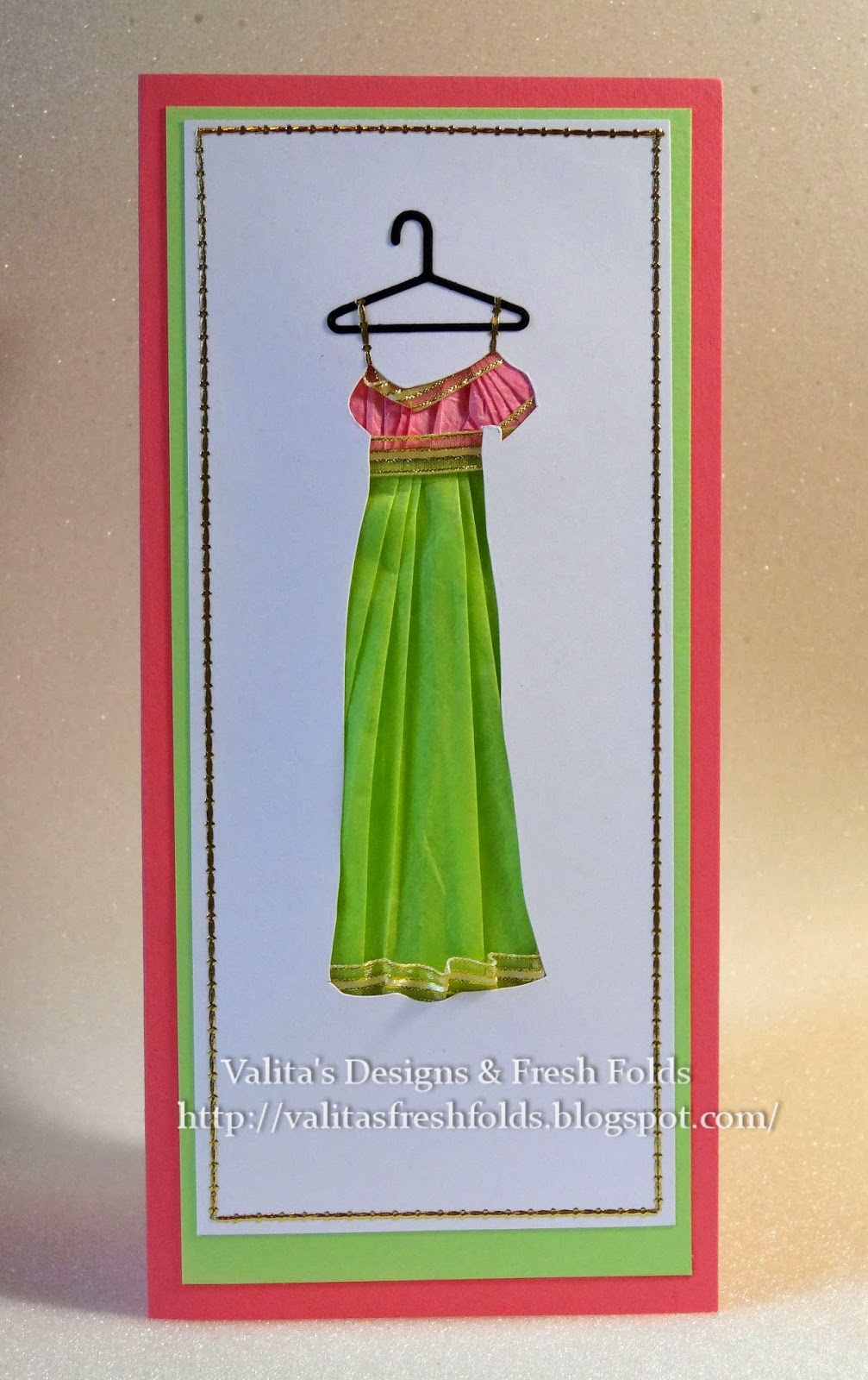 Valita's Creative Designs : High school formal card