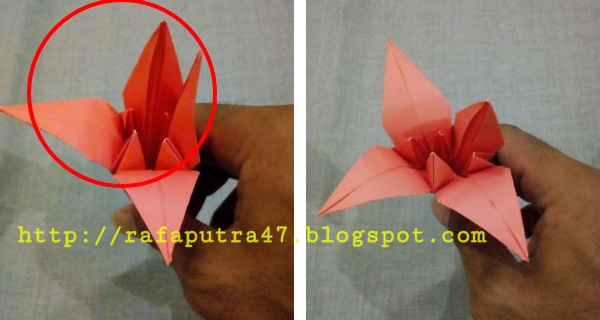 Membuat Origami Bunga Lily Indah - Origami unik