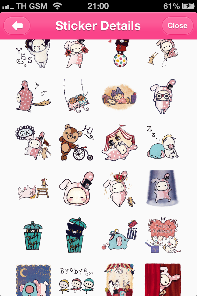 LINE Stickers Community: New LINE Stickers -Sentimental Circus