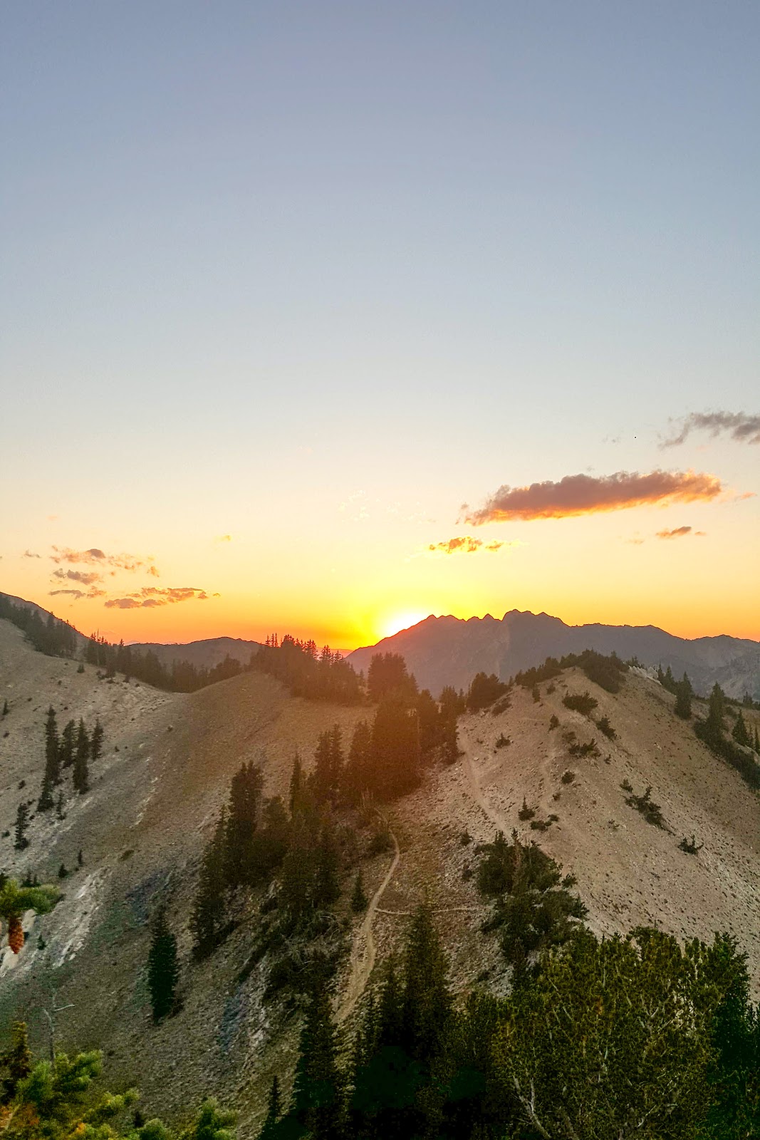 Hiking Utah: Sunset Peak at Sunset