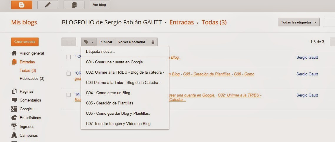 BLOGFOLIO de Sergio Fabián GAUTT: "ETIQUETAS Y PROGRAMACIÓN EN HTML"