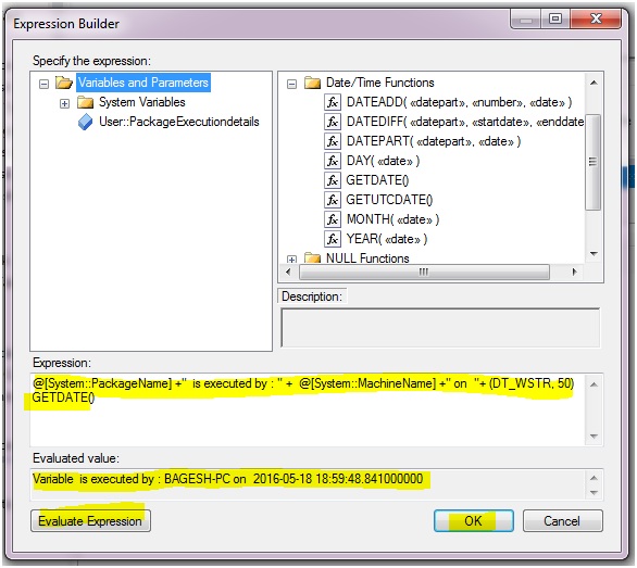 Microsoft Business Intelligence: Variables in SSIS
