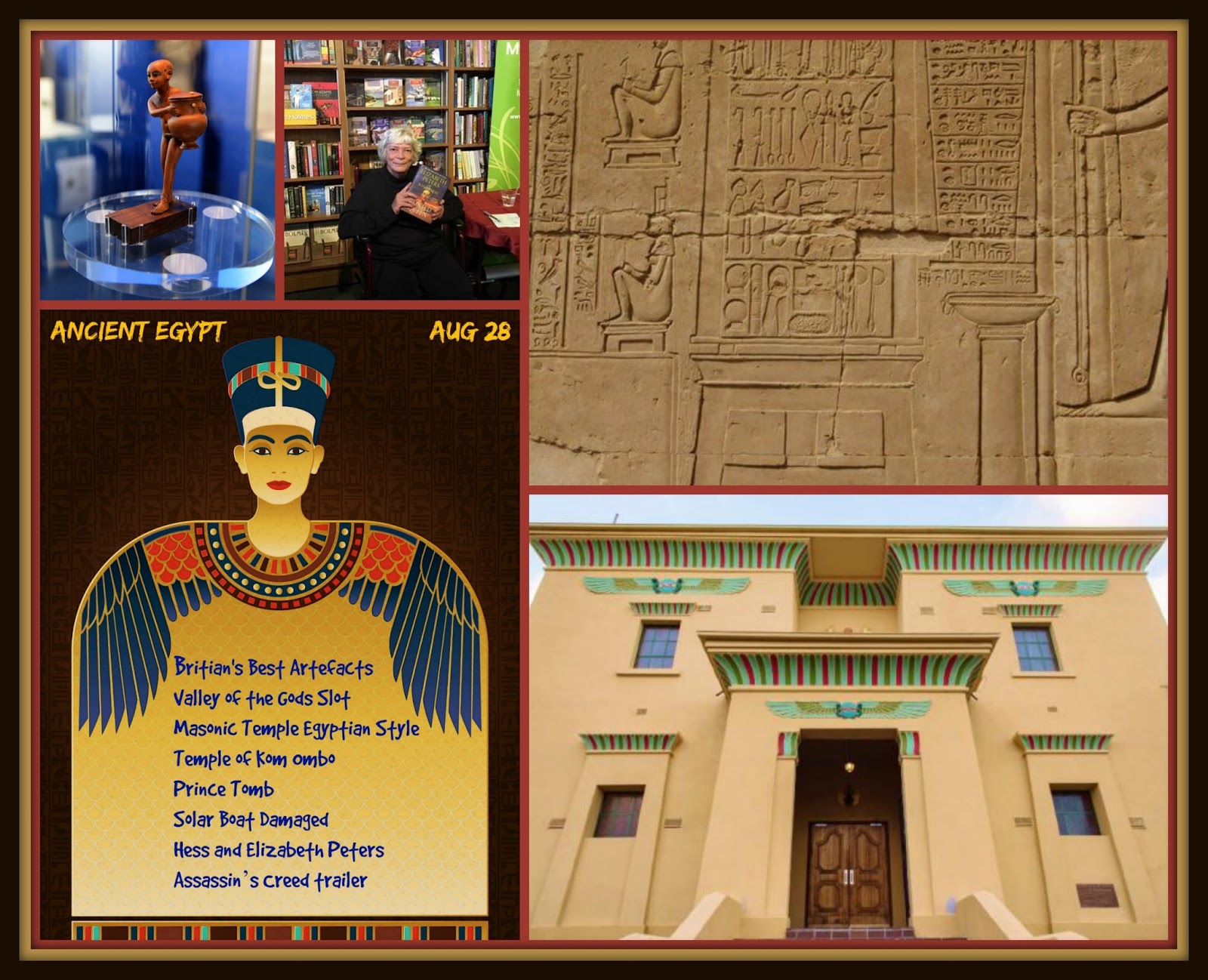 I should be writing: Ancient Egypt August 28