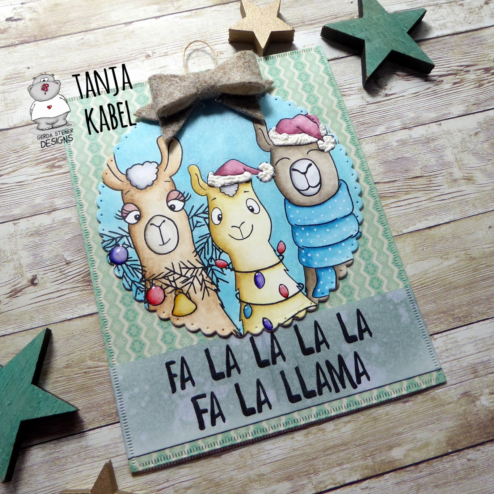 Little Art Cottage: Fa La La La Llamas