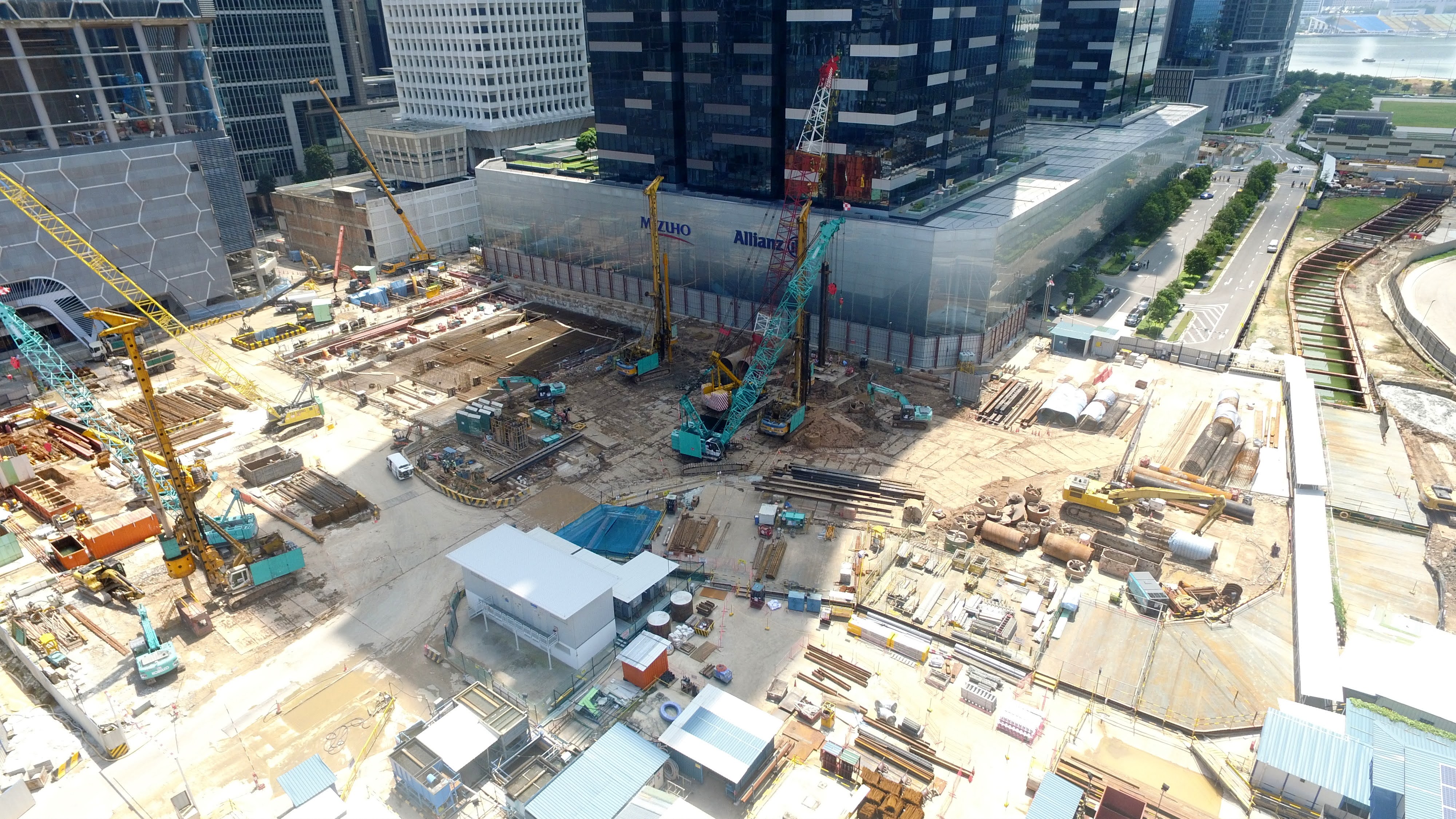 Thomson Line Construction: Shenton Way Cast