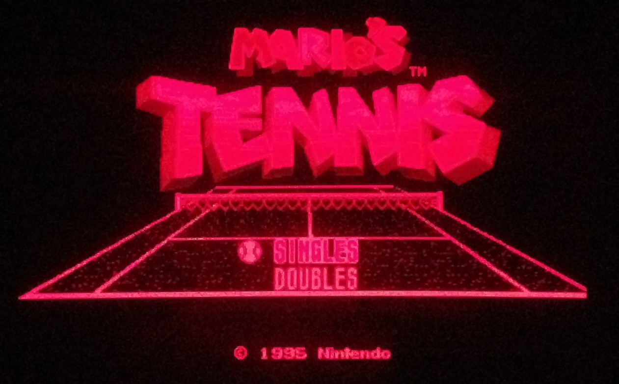 Mr. Glitch's Retro Reviews: Nintendo Virtual Boy and Mario's Tennis
