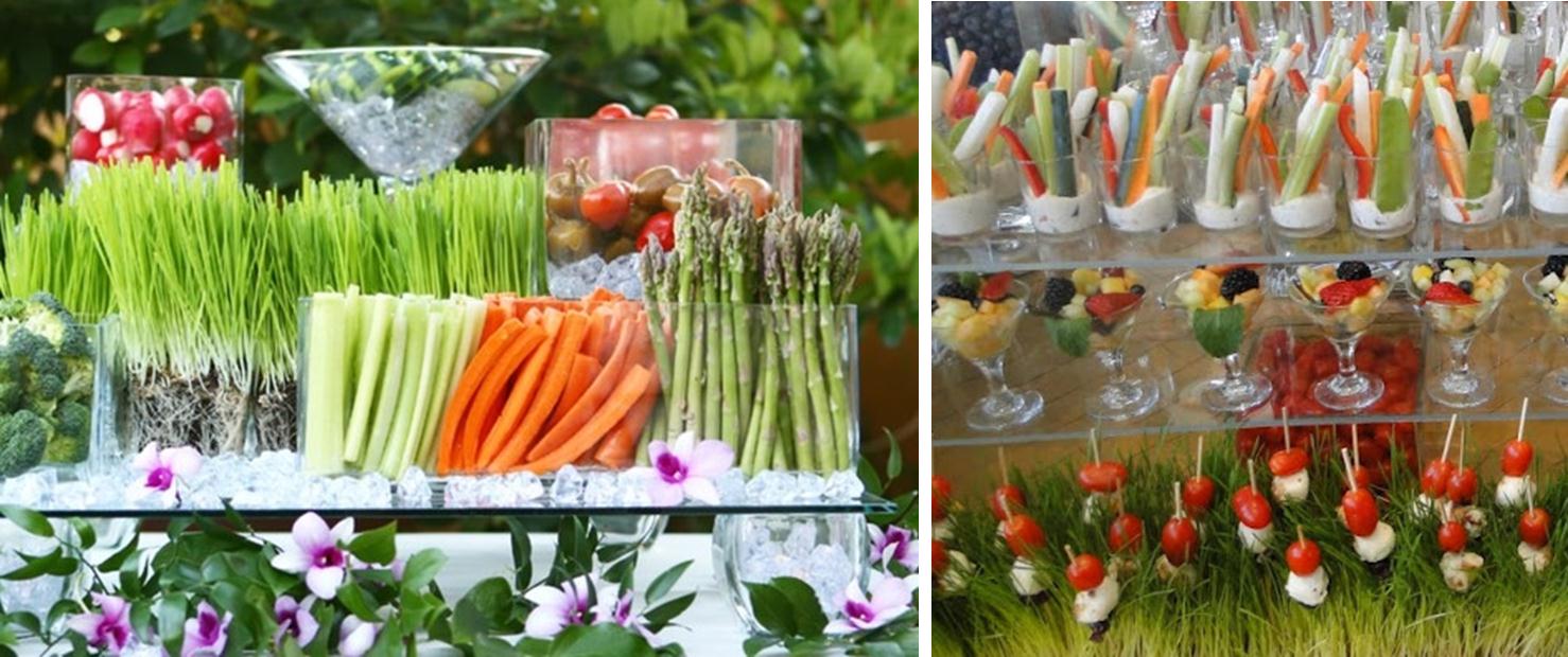 Details: Let guests veg out during cocktail hour!