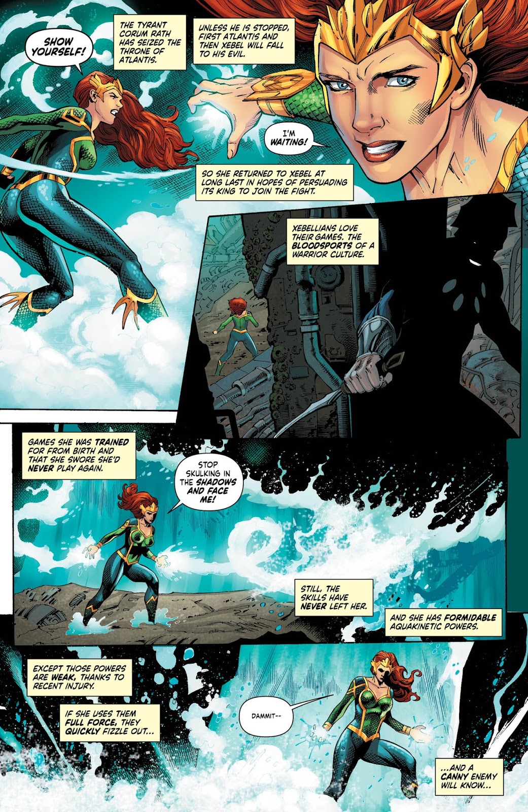 Weird Science DC Comics: PREVIEW: Mera: Queen of Atlantis #5