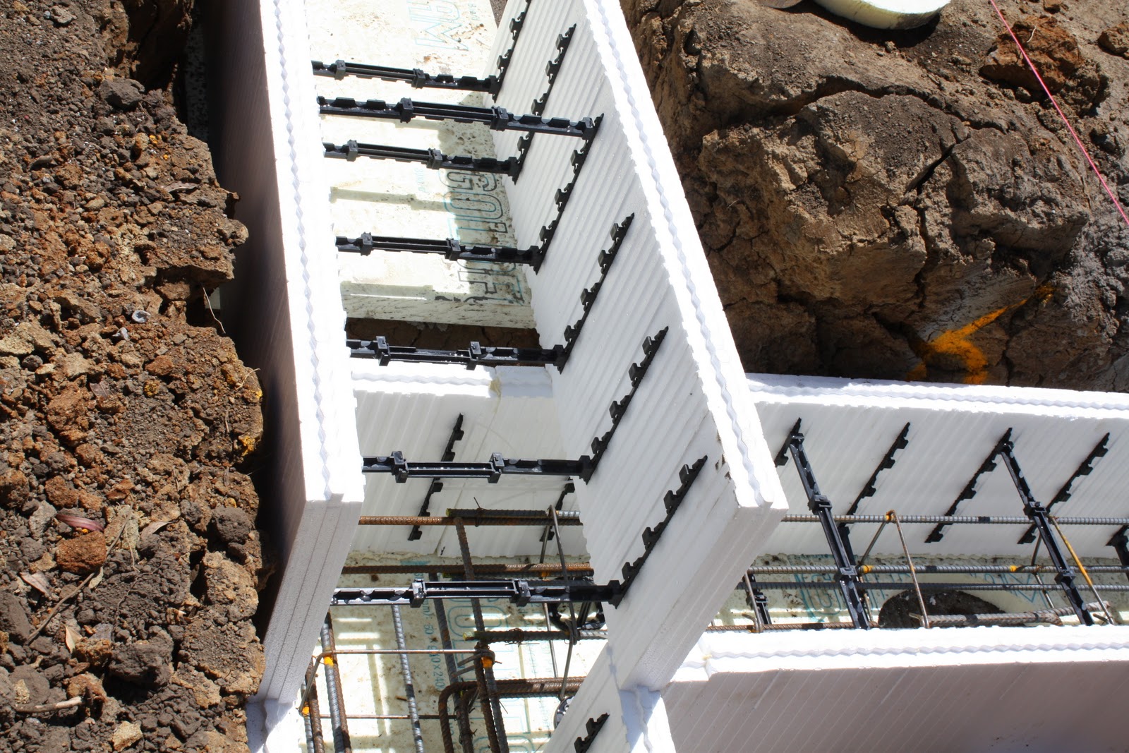 FOOTING FORMWORK | The New Zealand's First Passive House