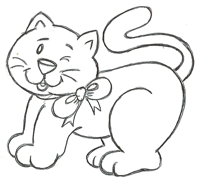 Rose AmarArtes: Gato para colorir