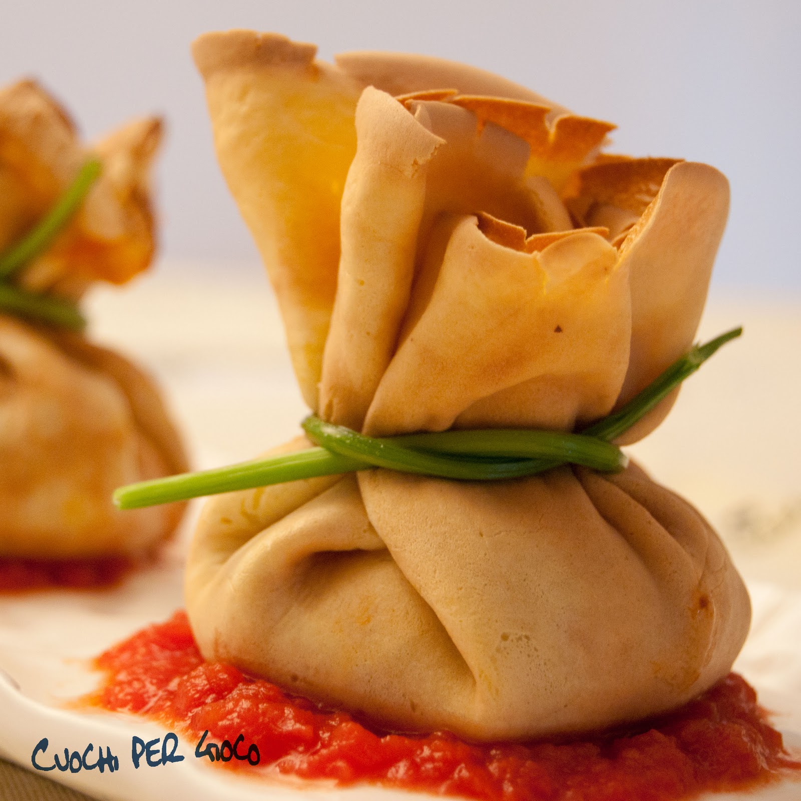 Cuochi per gioco: Fagottini ripieni con melanzane