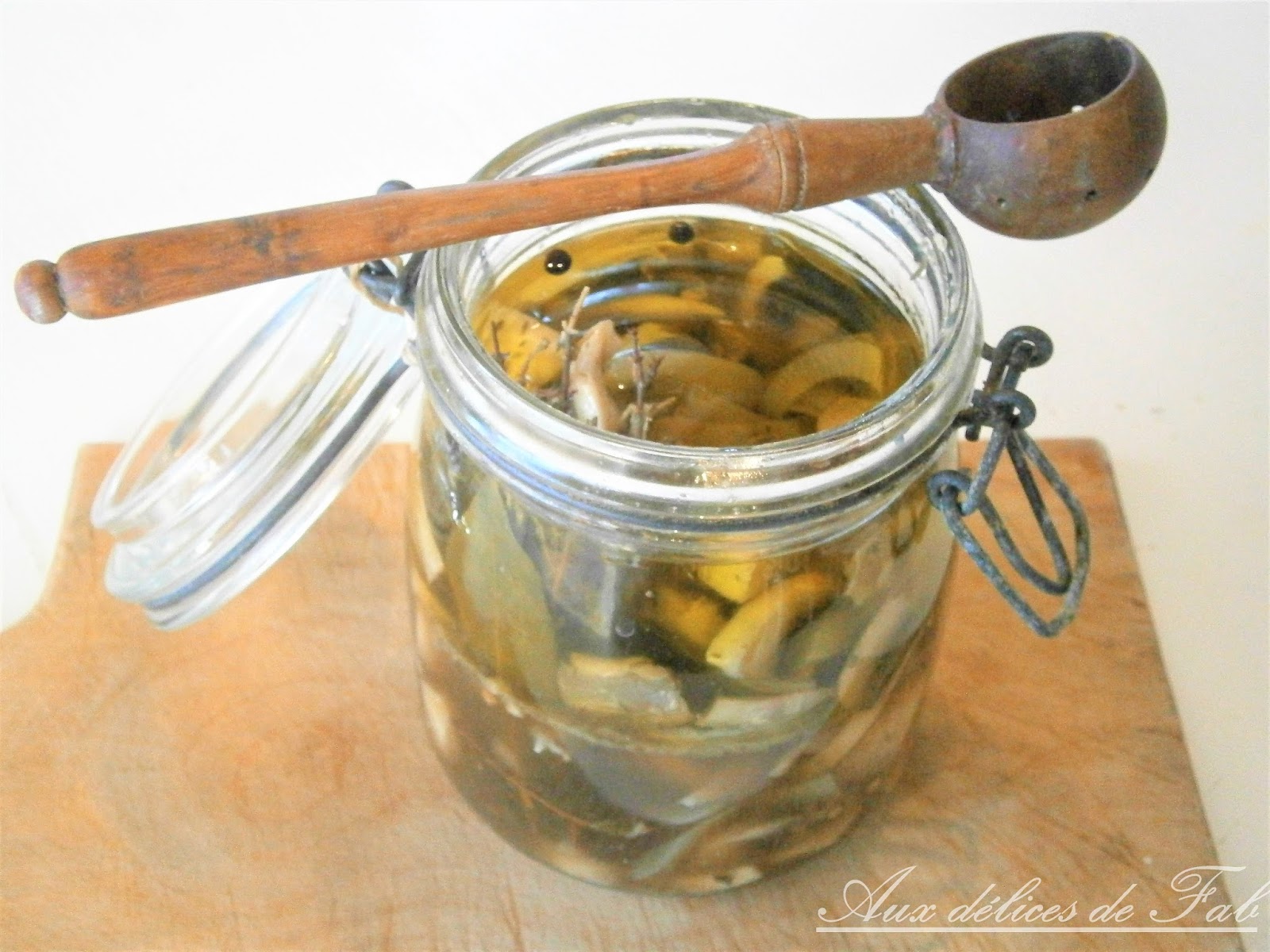 Aux délices de Fab: Champignons de Paris au vinaigre