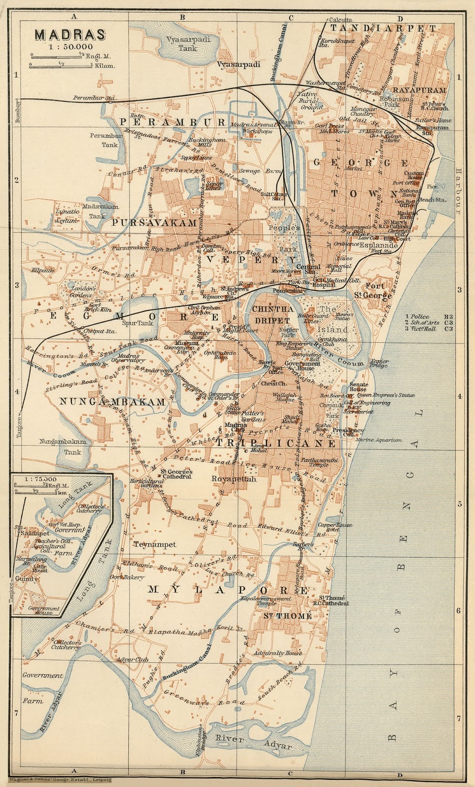 Mapping Resources For India: Baedeker's Maps 1914