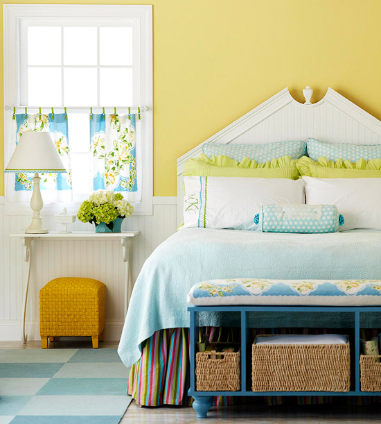 Cottage Blue Designs: Blue and Yellow Rooms