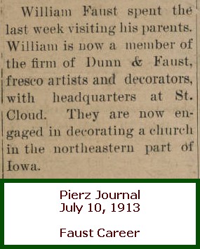 HESCH HISTORY: William Faust, Fresco Artist, and other items of note...