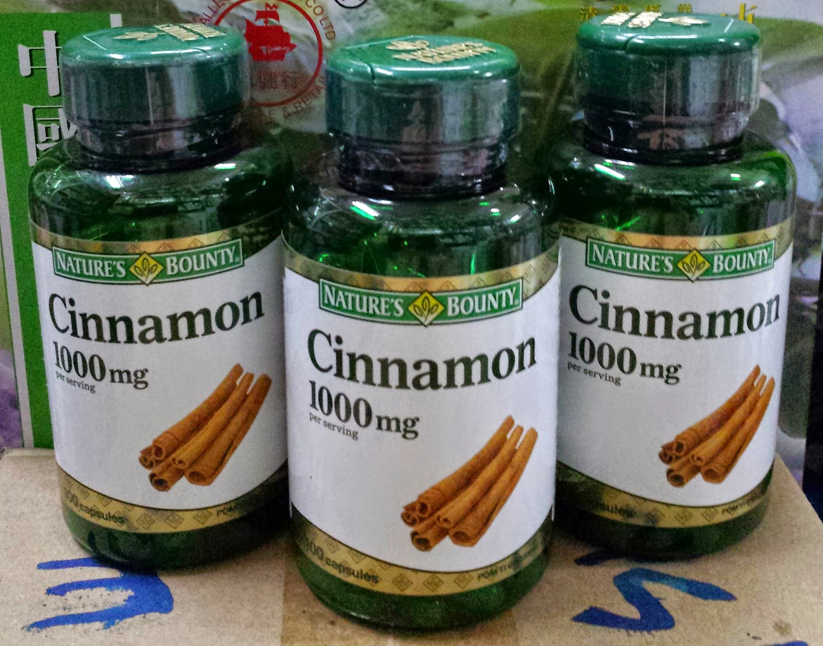 Aneka Teh Pelangsing: CINNAMON 1000mg NATURE'S BOUNTY Solusi penderita ...
