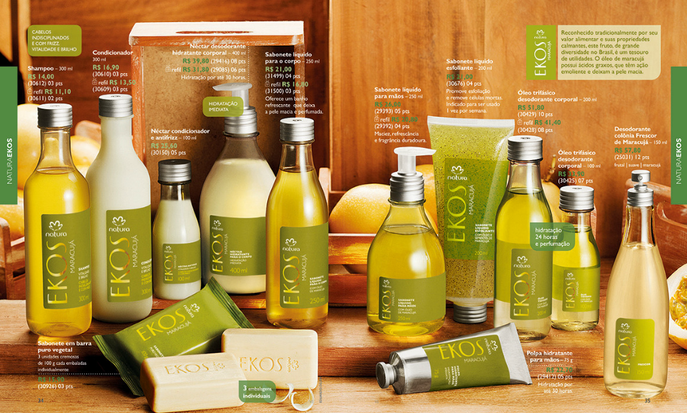 Exploring Brazil: NATURA - EKOS LINE