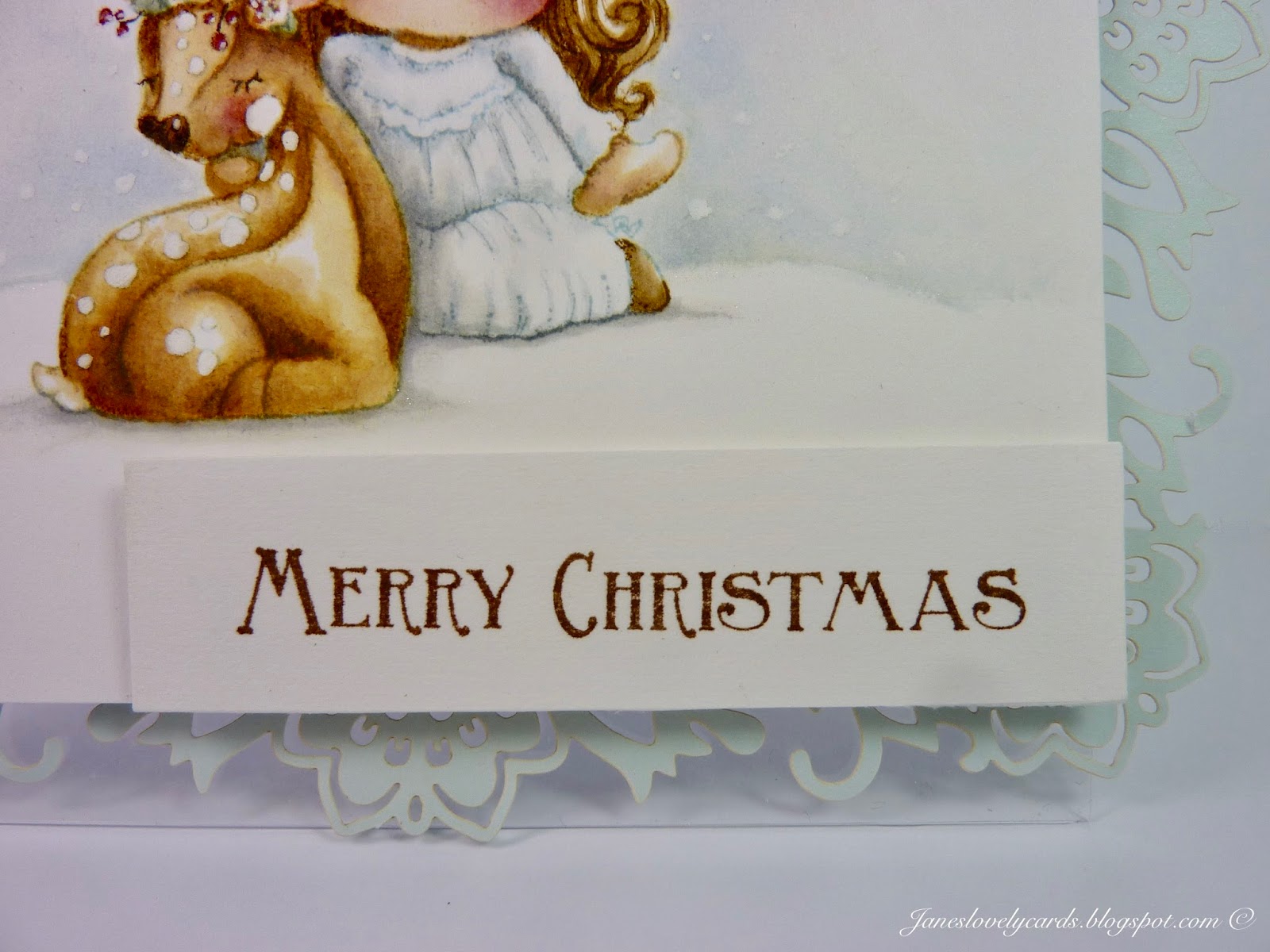 Jane's Lovely Cards : Online Magnolia Day - Reindeer Forest Card