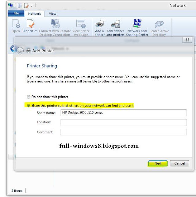 Tips And Trick Windows 8: How to add local printer or network printer ...