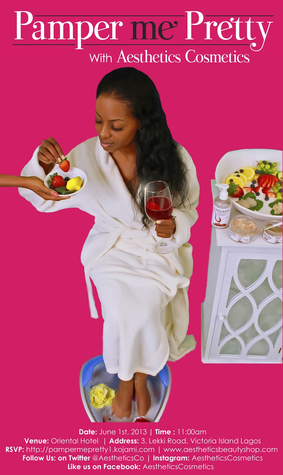 Maestro's Media: Aesthetics Cosmetics presents The Pamper Me Pretty Spa ...