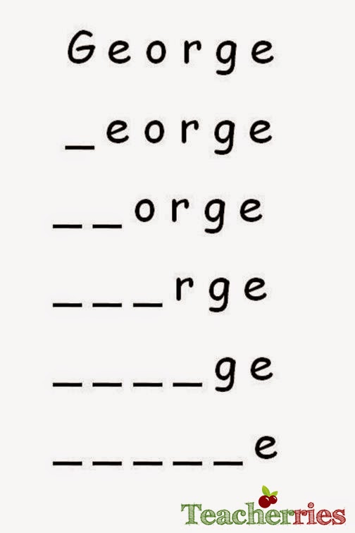Teacherries: Write Your Names, Please!!!